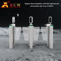 China Alta velocidade da porta 0.3s do torniquete da velocidade do sentido do Bi com reconhecimento da impressão digital da cara à venda
