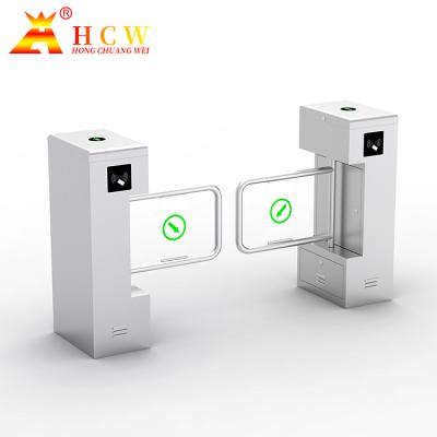 China HCW CW402 Classic Pedestrian Channel Swing Turnstile Gate for Access Control for sale