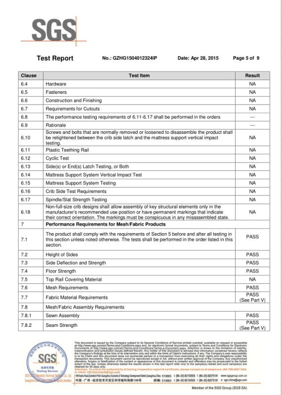 SGS - Zhongshan Qing Run He Daily-Use Products Co.,Ltd