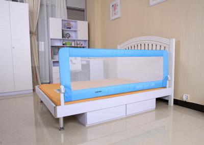 Cina rotaie a grandezza naturale del letto della maglia di 1.8m per il bambino/parapetti blu del letto gemellato in vendita