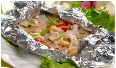 Cina Freschezza che conserva il foglio di alluminio della griglia della cucina, grande di alluminio per da portar via in vendita