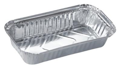 China High Purity Foil Disposable Food Containers , Foil Catering Trays With Lids for sale