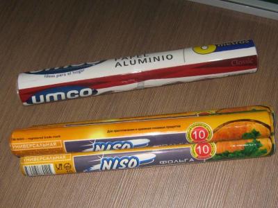 Cina 10 - 24 fogli di alluminio della cucina di spessore del micron, forte foglio di alluminio per il ristorante in vendita