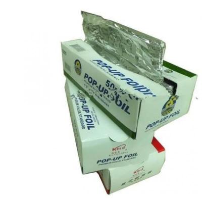 China Pre Cut Pop Up Aluminum Foil Sheets Harmless 273mm Width FDA Certification for sale