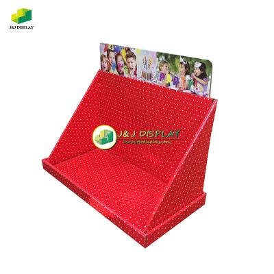 China Christmas Gifts Cardboard Table Display Box CDU Cash Desk Display Box Customized for sale