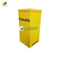 Quality Household Cardboard Dump Bins Retail Floor Display Stand Biodegradable for sale