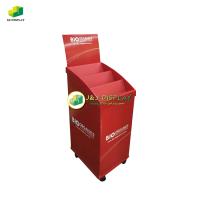 Quality Health Care Cardboard Dump Bins Tiered Pharmacy POS Floor Display Stand for sale