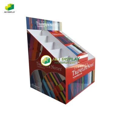 China Corrugated Paper Retail Floor Display Stand Foldable Moisture Resistant for sale