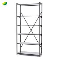 Quality Adjustable Chrome Plated Wire Shelving Warehouse Metallic Display Rack 5 Tier for sale