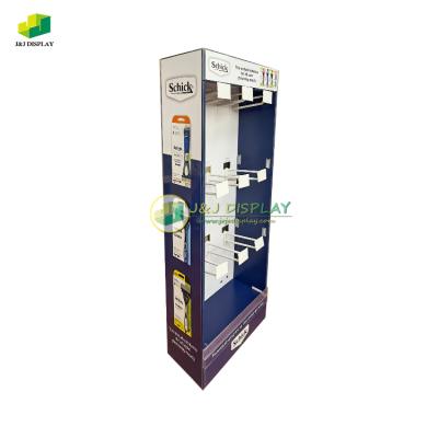 China Cardboard POS Display Stand Customizable Printing Digital Heat Transfer / Varnishing for sale