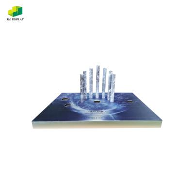 China Cosmetic Make Up Counter Display Stand Recyclable Glossy smooth for sale