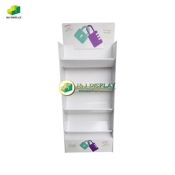Quality Promotional Retail Shelves Cardboard Display Stand Customized for Desks Stationery for sale