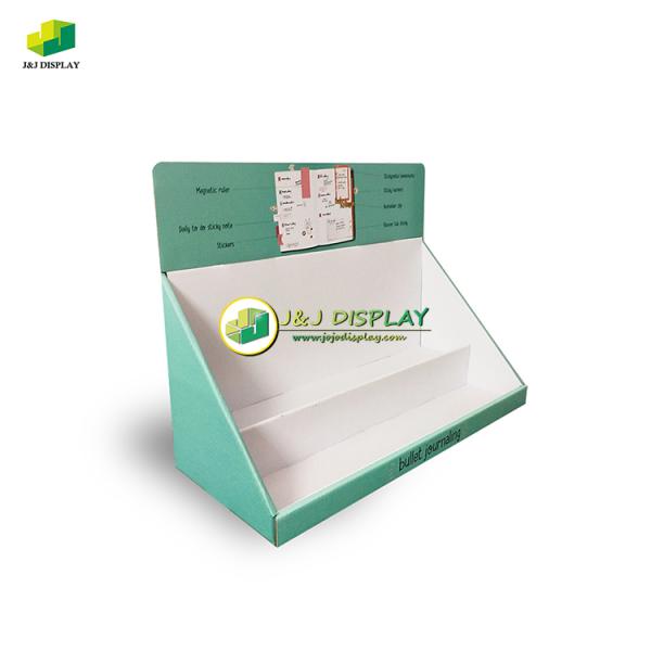 Quality DIY Desk Countertop Cardboard Display Box Pop Foldable PDQ For Note Books for sale