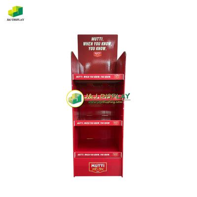 China Lightweight Cardboard Display Units for POP UP / Advertising Floor Display Stand for sale