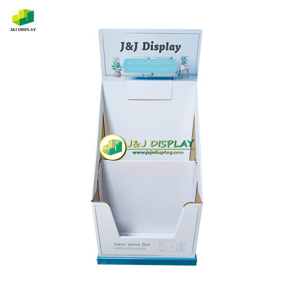 Quality Custom Dump Bins Paper bin Promotional floor display stand for toys and decorations cardboard Display for sale