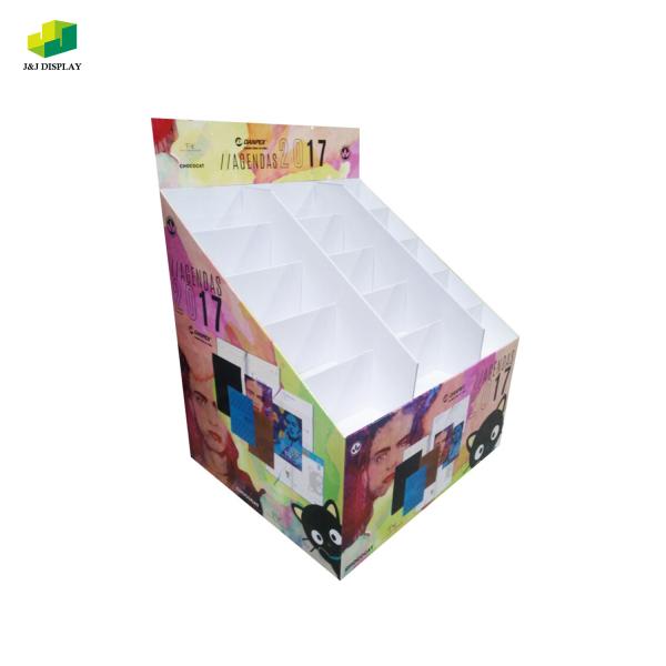 Quality Cardboard Retail Floor Stand Foldable Offset Printing for Supermaket for sale