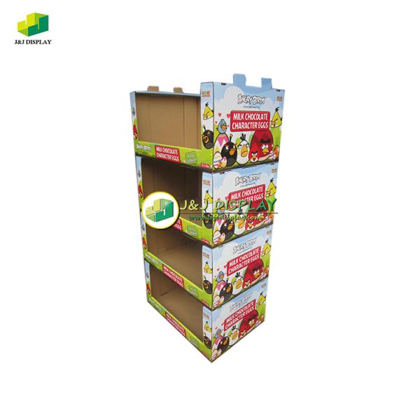 Quality Corrugated Board Pop Display Stand Stackable for Retail Store Advertising Exhibition for sale