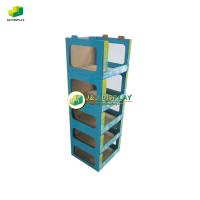 Quality Advertising Exhibition Pop Corrugated Cardboard Display Foldable Customized for sale