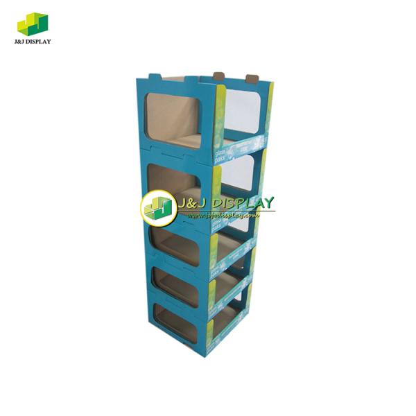 Quality Advertising Exhibition Pop Corrugated Cardboard Display Foldable Customized for sale
