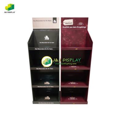 China Adjustable Knock Down Stand Paper Display Units Foldable for Stationery for sale