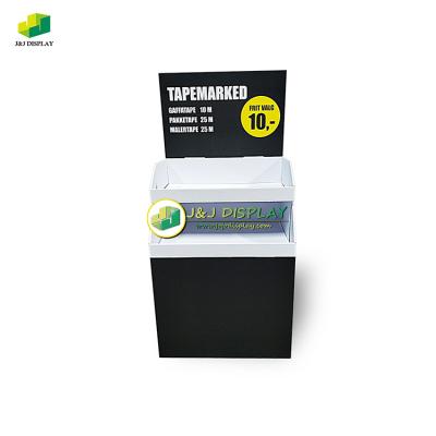 China Easy to Carry Floor Display Stand Knock Down Lightweight for Adhesive Tape for sale