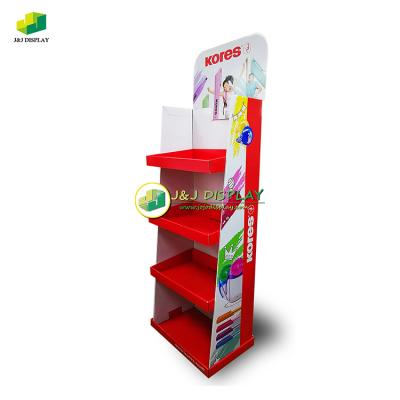 China Corrugated Board Knock Down Stand Custom Rust Resistant Adjustable 30-60 Inches for sale