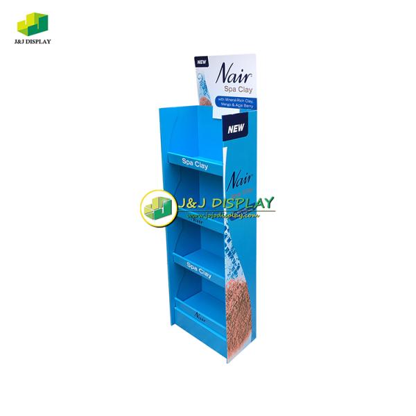 Quality Foods Milk Powder Corrugated Cardboard Floor Display Foldable for Promotion Retail for sale