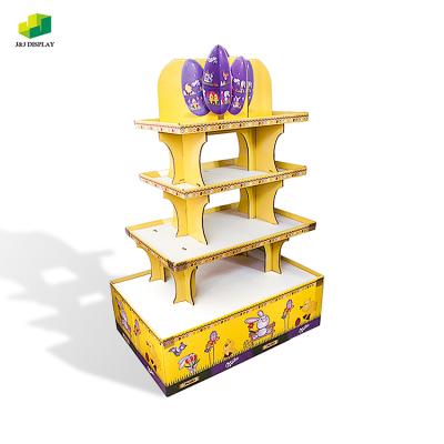 China Point Of Sale Display Stands Customized Retail Floor Display Stand Grocery Store Shelf for sale