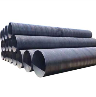 Cina Spiral Welded Mild Carbon Steel Tube ASTM A106 A36 A53 Round Pipe Ss400 in vendita