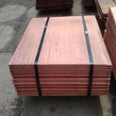 Cina 99.99% Pure Copper Plate Electrolytic Cathode With SGS in vendita