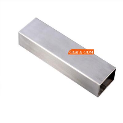 Cina SUS 304 316 Stainless Steel Square Pipe Seamless Welded Polishing Rectangular 45mm in vendita