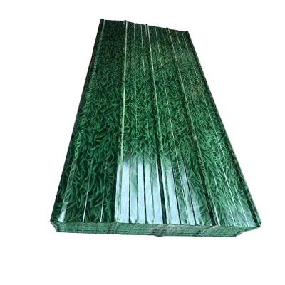 Cina PPGI PPGL ha galvanizzato il colore coprente ondulato della lamiera di acciaio ha ricoperto 0.12mm Dx51d + Z in vendita