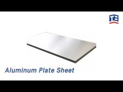 Silver Aluminum Plate Sheet 0.18mm Thickness Hot / Cold Rolled Mill Finish