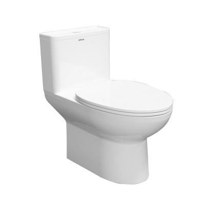 中国 4.5L 0.8 Gpf Siphonic 12"は一つの洗面所で荒い密集する 販売のため