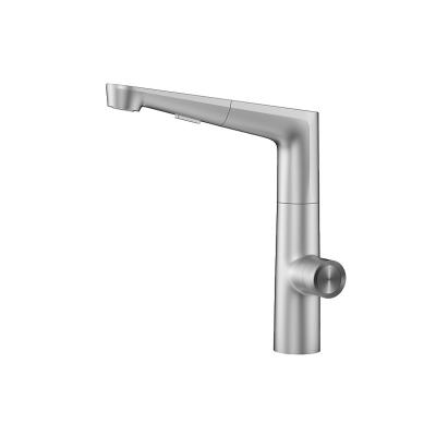 China Knob Control Basin Mixer Faucet Chrome Single Hole Bathroom Faucet for sale
