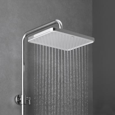 China Chrome Hand Shower Mixer Set Shower Systems With Rain Shower Head 3 Functions Handheld for sale