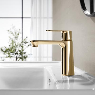 China ARROW Modern Gold Basin Mixer Faucet Wall-Mounted Single Handle with Imported Swiss Aerator for sale