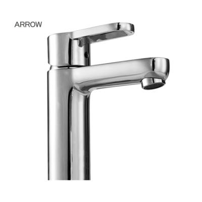 China ARROW Chrome Plated Single Handle Basin Mixer Faucet with Ceramic Valve Core for Bathroom Sink for sale
