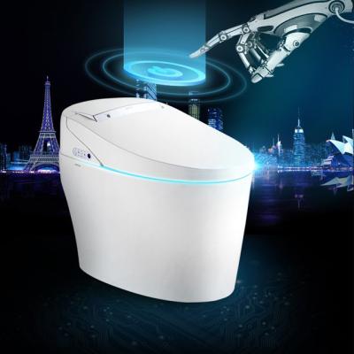 China ARROW Brand Ceramic Smart Toilet with Siphon Jet Flushing Self-cleaning Glaze and Buttocks Washing Function for sale