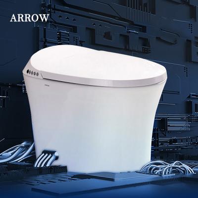 China ARROW Automatic WC Smart Toilet with Siphon Jet Flushing Self-cleaning Ceramic and Buttocks Washing for sale