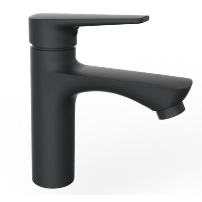 China ARROW Zinc Alloy Mat Black Ceramic Valve Core Basin Mixer Faucet Waterfall Tap for Projects for sale
