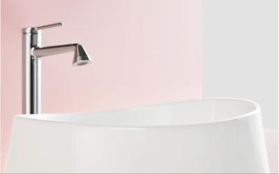 中国 芸術の虚栄心のカウンター トップの洗面器の白い艶をかけられた色を丸型 販売のため