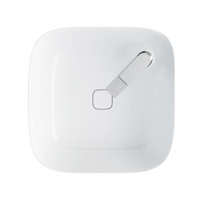 La toilette Ceram del bacino di vanità ha lustrato il produttore sanitario della Cina degli articoli della mano del bagno quadrato dei lavabi