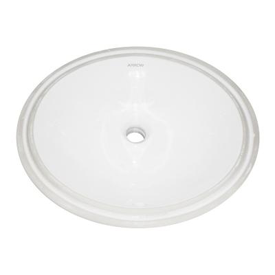 China Color blanco de las mercancías AP402 del lavabo sanitario del servicio con desbordamiento en venta