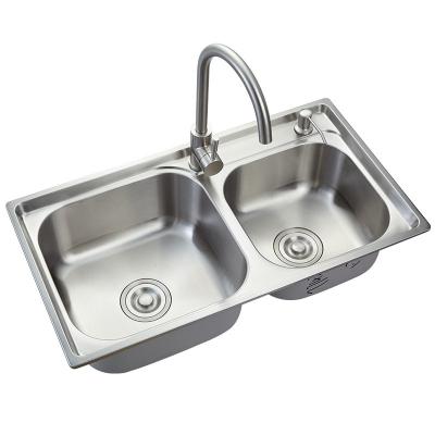 China AG5517 Deep Kitchen Sink Basin 730×390×193mm Under Mount for Restaurant for sale