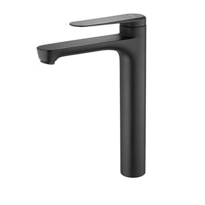 China N11M688BKJ Basin Mixer Faucet Single Handle Matte Black Color for sale