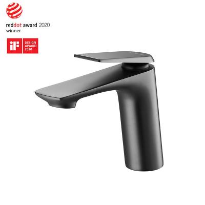 China Washroom WC Basin Mixer Faucet AMP1145LF90 Gun Grey Color for sale