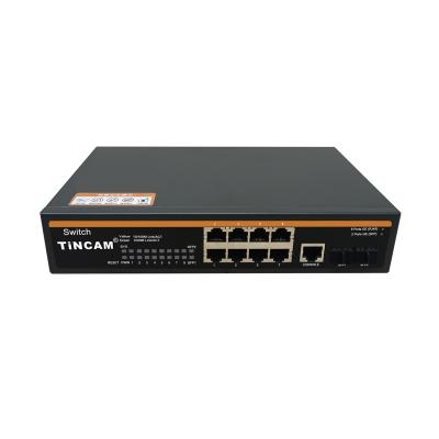 China 8 Port Gigabit Layer 2 Managed Switch with 2 Gigabit SFP Slots Web Smart Ethernet Switch TBC-S5208GE-2GF for sale
