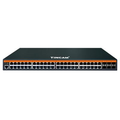 China TiNCAM Layer 3 10G Managed Ethernet Switch 48 Port Gigabit RJ45 Combo 6 SFP+ Static Route Web GUI CLI SNMP Telnet TBC-S5348GE-6TF for sale