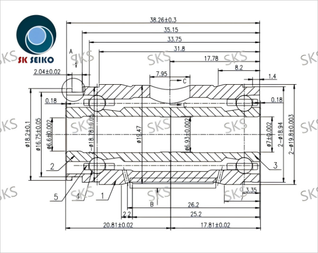 Precision Engine Repair Turbocharger Parts with Ceramic Balls Automotive Turbocharger 72038